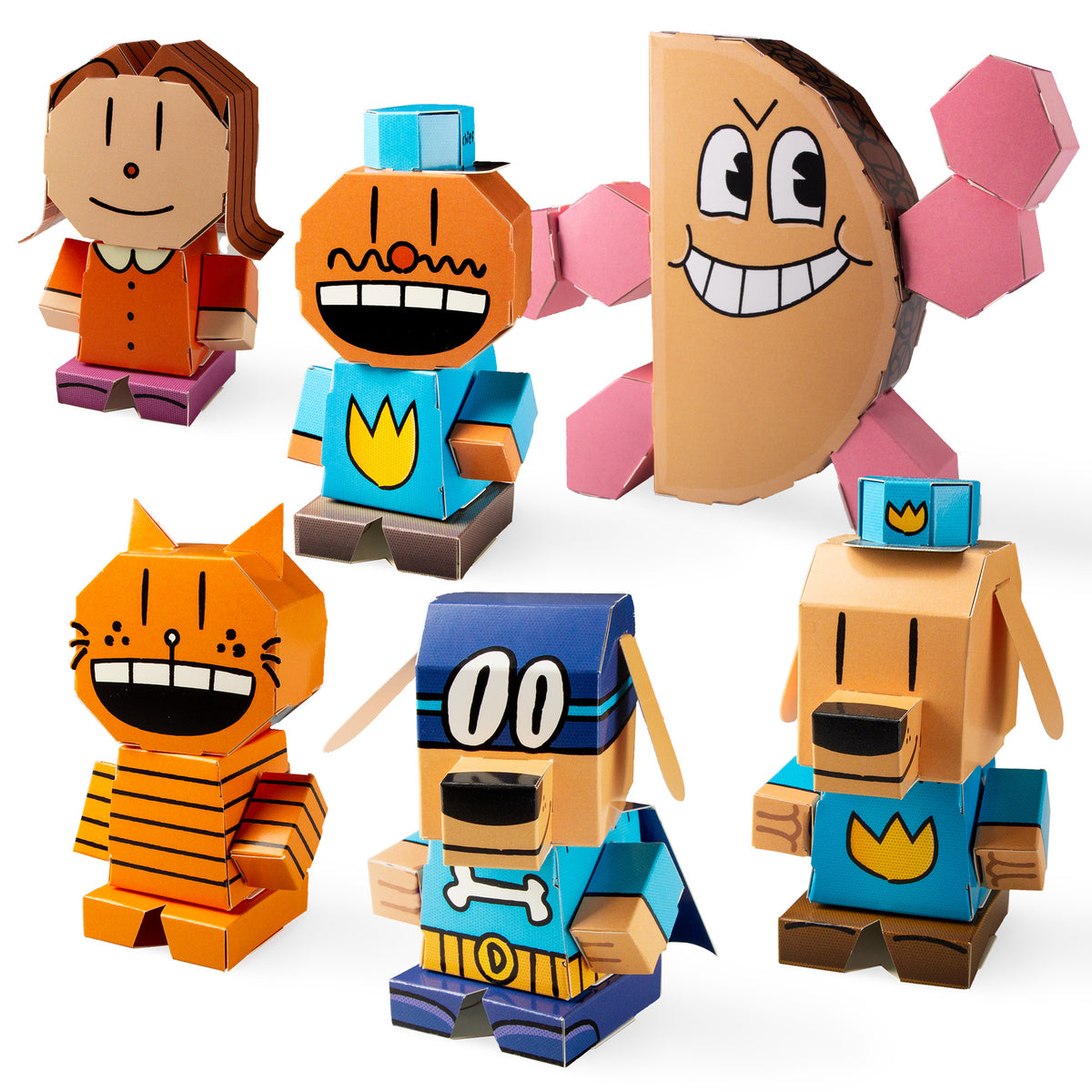 Dog Man Series Group Party Pack (Includes 6 Dog Man series CUBLES) – Cubles